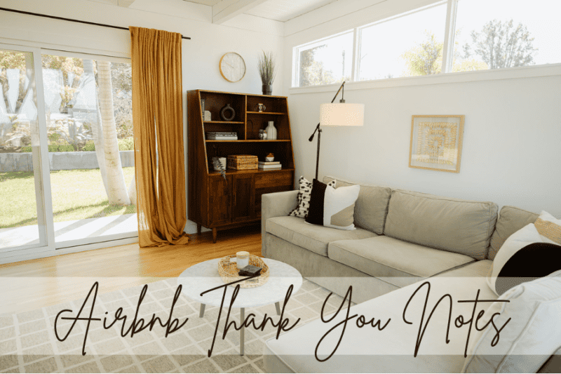 5 Impactful Airbnb Thank You Note Messages Hosts Need - Landmark Hosts