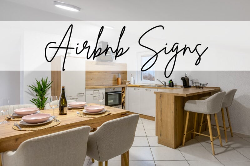 7 Airbnb Signs That Are Insanely Guest Friendly - Landmark Hosts